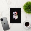 Human Internal Organs Anatomy Art Digestive System Foil Greeting Card ...