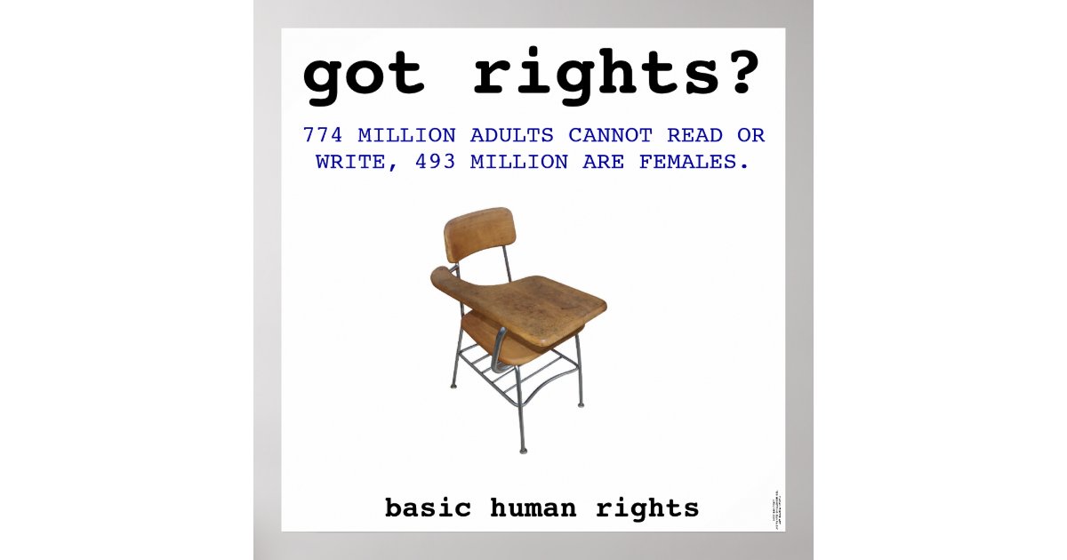 Human Rights Art Poster | Zazzle