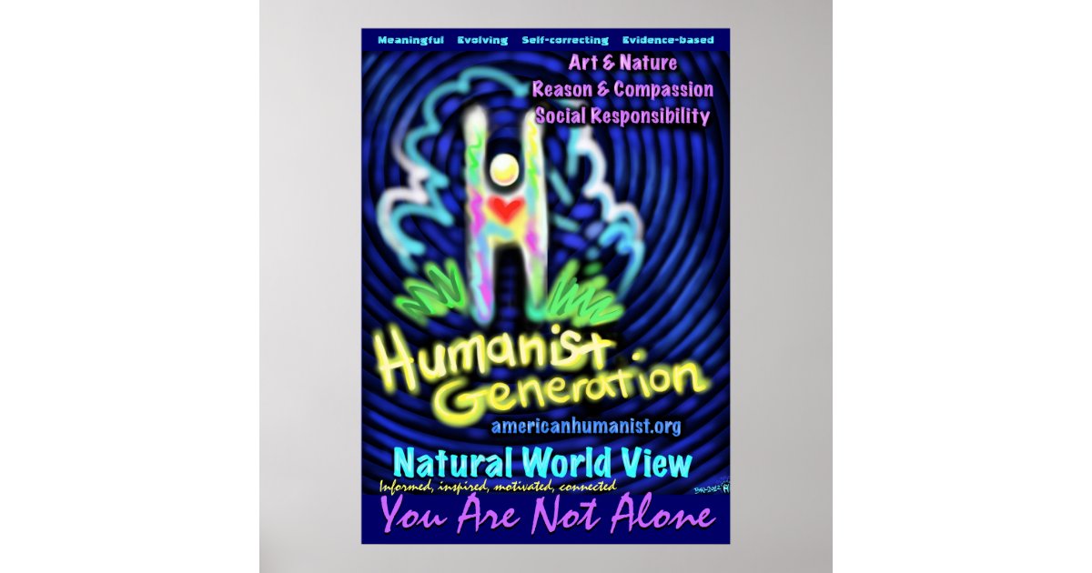 Humanist Generation Poster | Zazzle