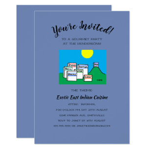Funny Dinner Invitations | Zazzle UK