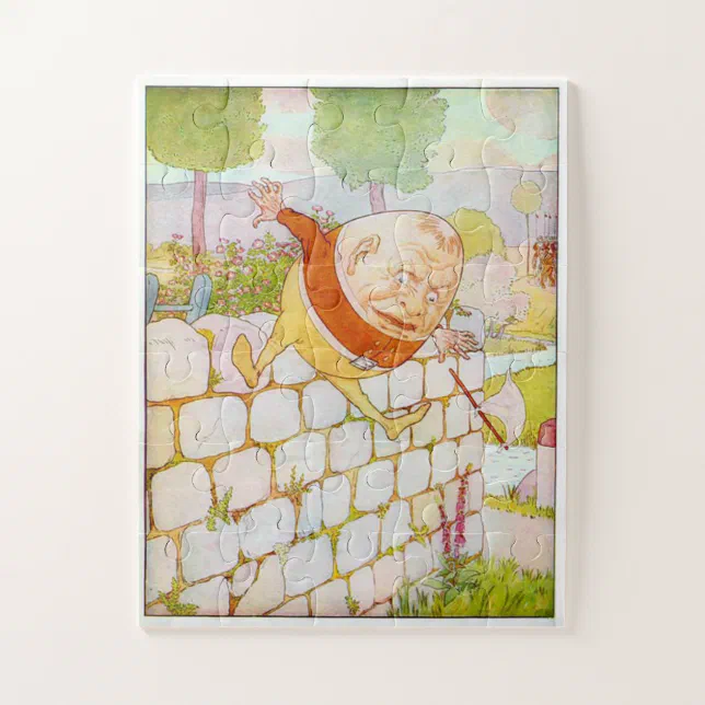 Humpty Dumpty Sat on a Wall Jigsaw Puzzle | Zazzle