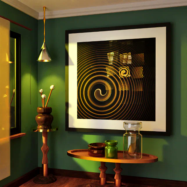 Hypnosis Abstract Art Poster | Zazzle
