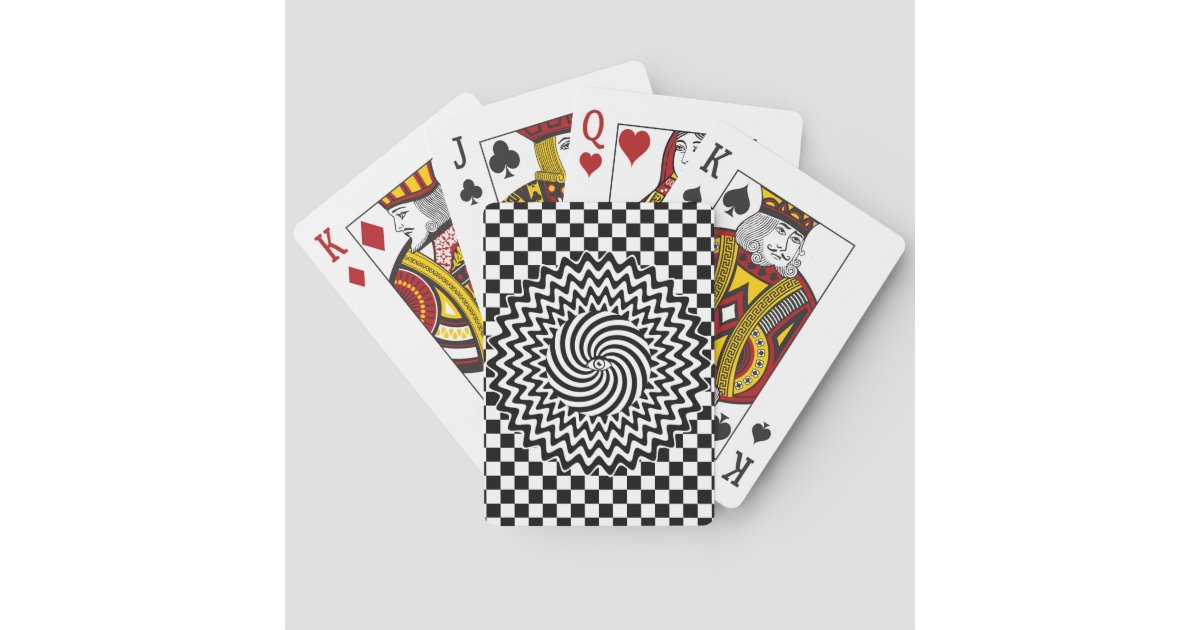 Hypnotic eye playing cards | Zazzle