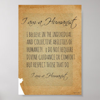 Humanist Personalised Posters & Prints | Zazzle.co.uk