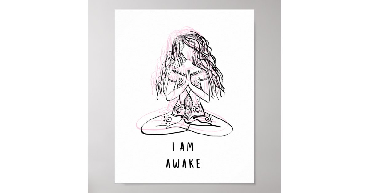 I Am Awake Posted Poster | Zazzle.co.uk