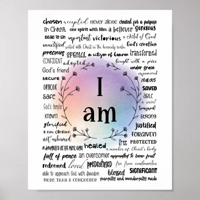 I Am My Identity Poster | Zazzle