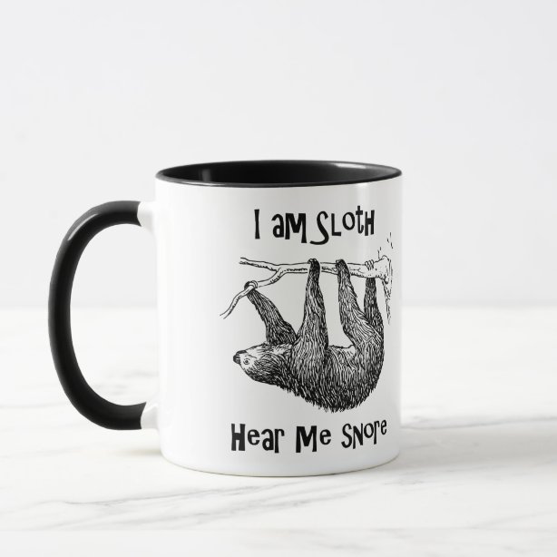 Sloth Coffee & Travel Mugs | Zazzle UK