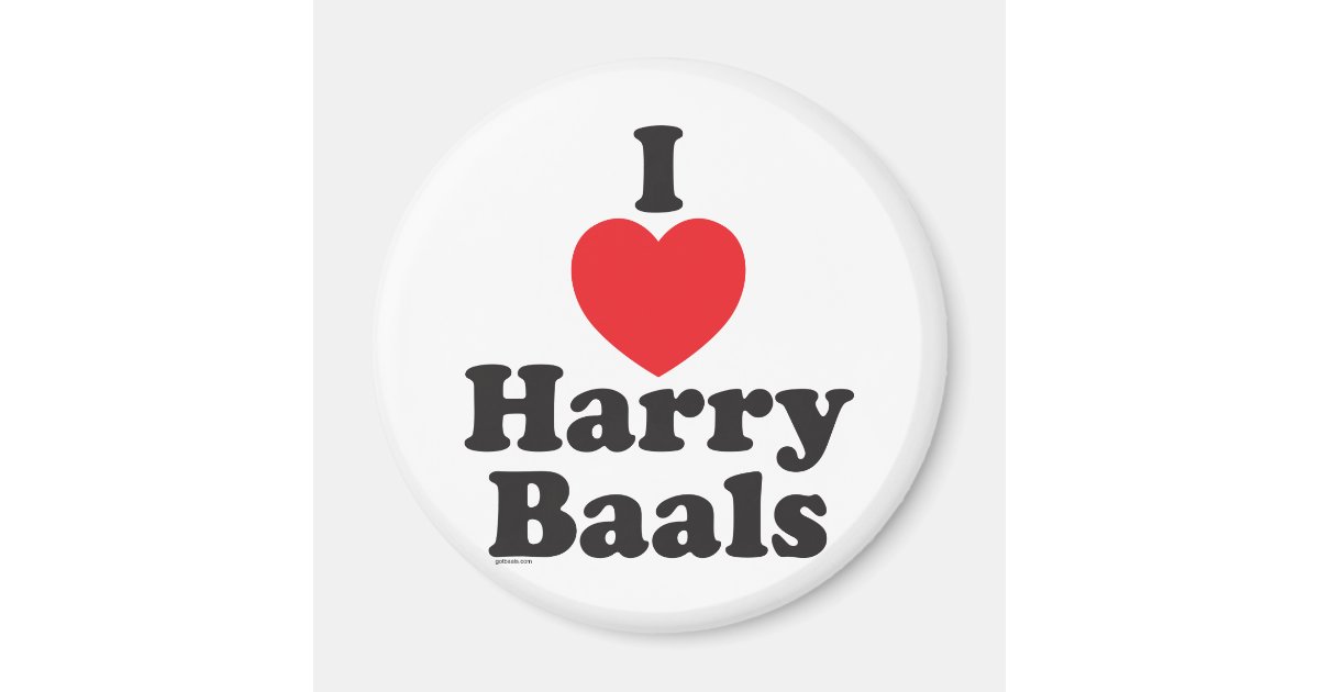 I 'Heart' Harry Baals Magnet | Zazzle