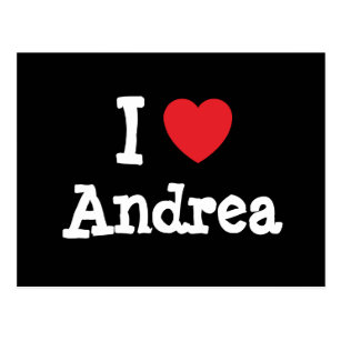 I Heart Andrea Postcards | Zazzle UK