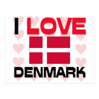 Custom Love Denmark Postcards | Zazzle.co.uk