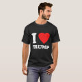I Love Donald Trump T Shirt | Zazzle