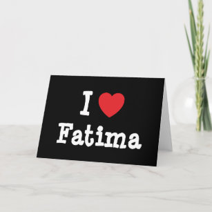 I Love Fatima Cards | Zazzle UK