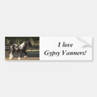 Gypsy bowtop caravan bumper sticker | Zazzle.co.uk