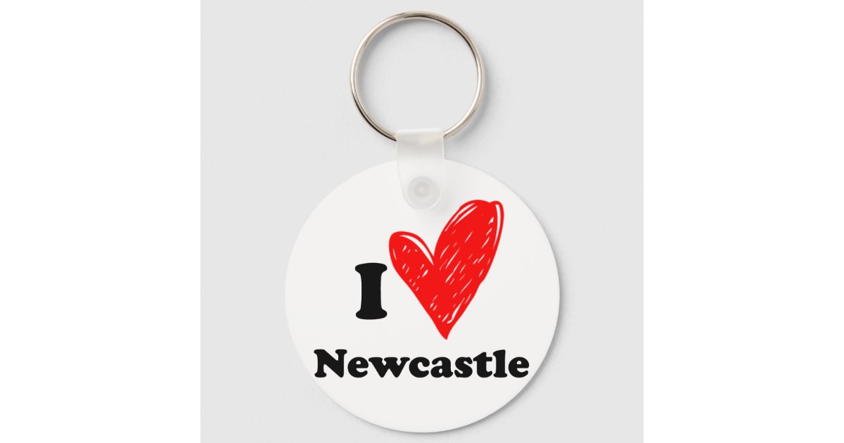 I Love Newcastle Key Ring | Zazzle