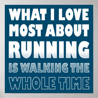 Funny Running Posters | Zazzle.co.uk