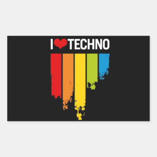 Techno Stickers & Labels | Zazzle UK