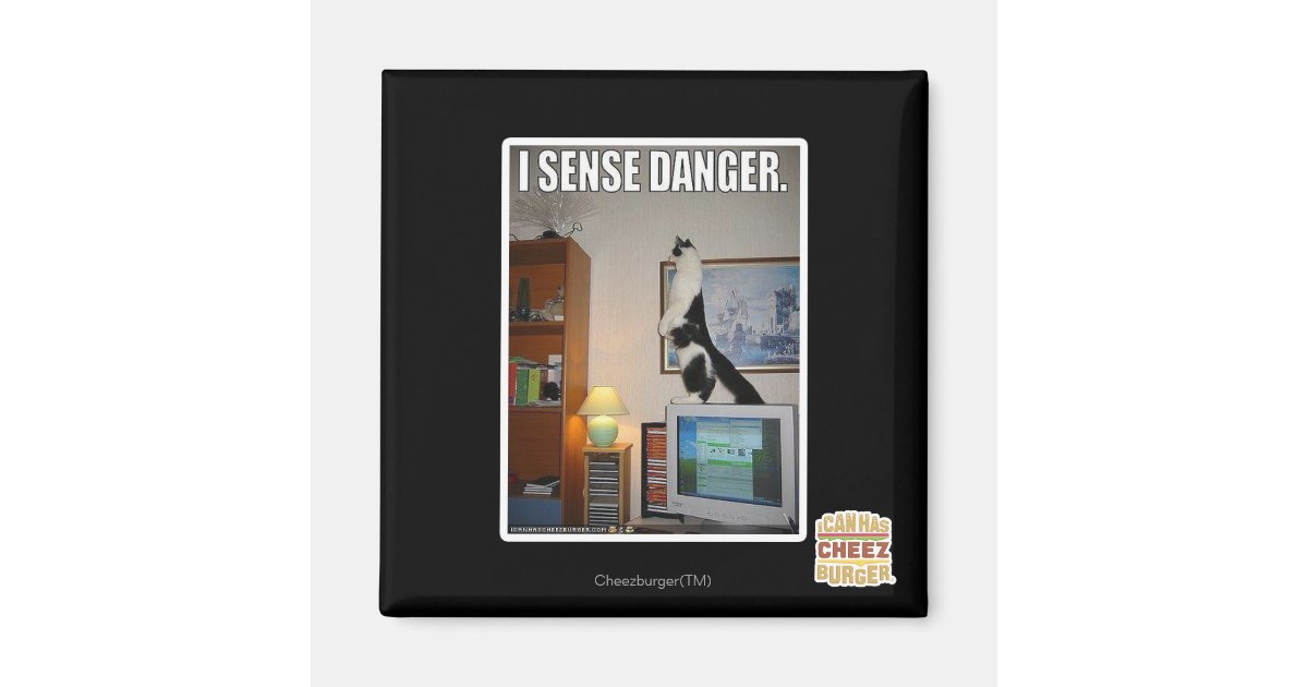 I sense danger magnet | Zazzle