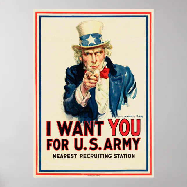 I want you for U.S. Army Poster | Zazzle