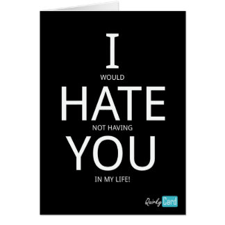 I Hate You Cards & Invitations | Zazzle.co.uk