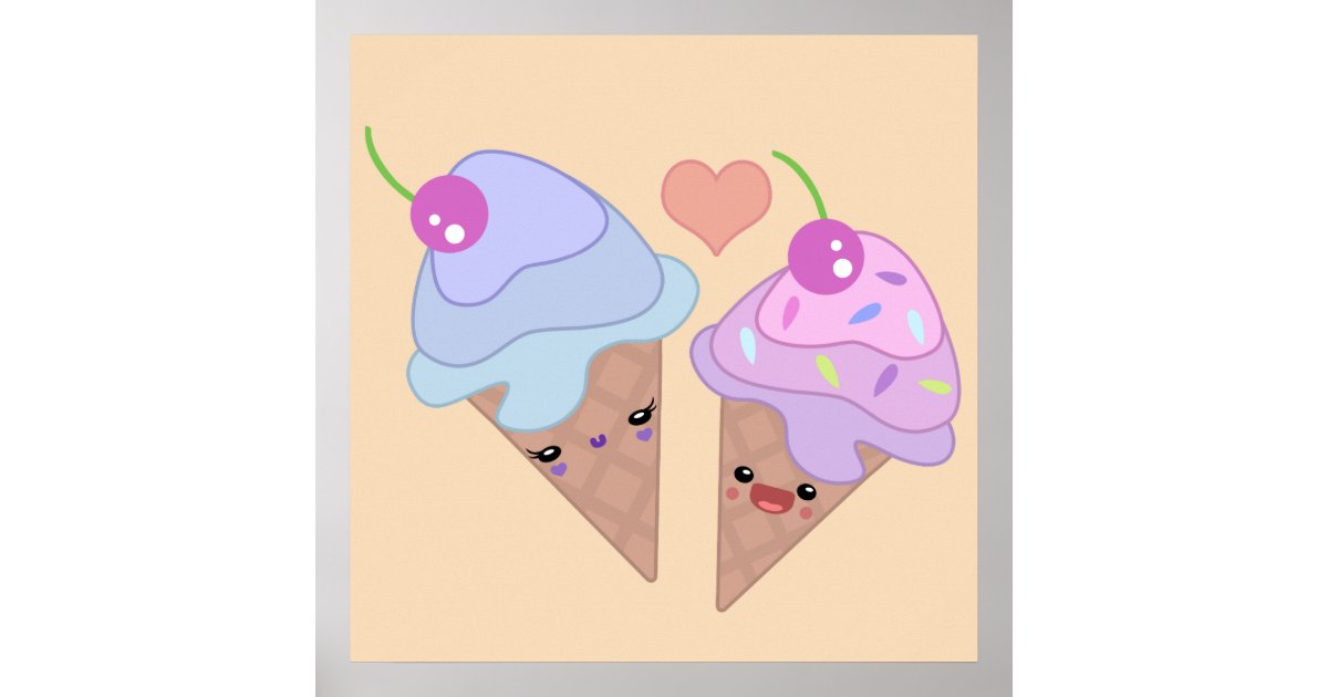 Ice Cream Cuties Poster | Zazzle