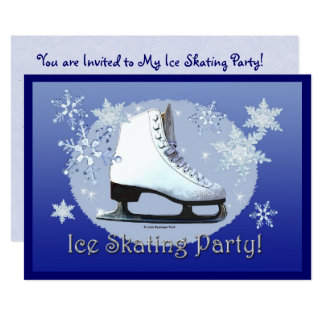Ice Skating Cards & Invitations | Zazzle.co.uk