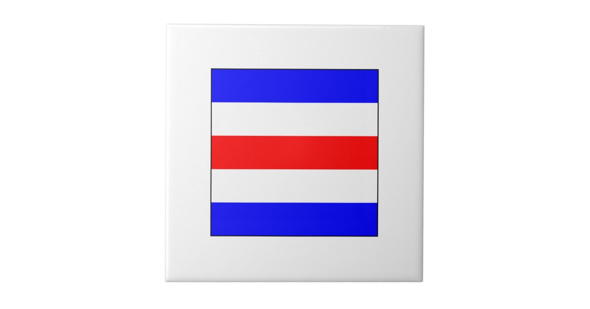 ICS Flag C Tile | Zazzle