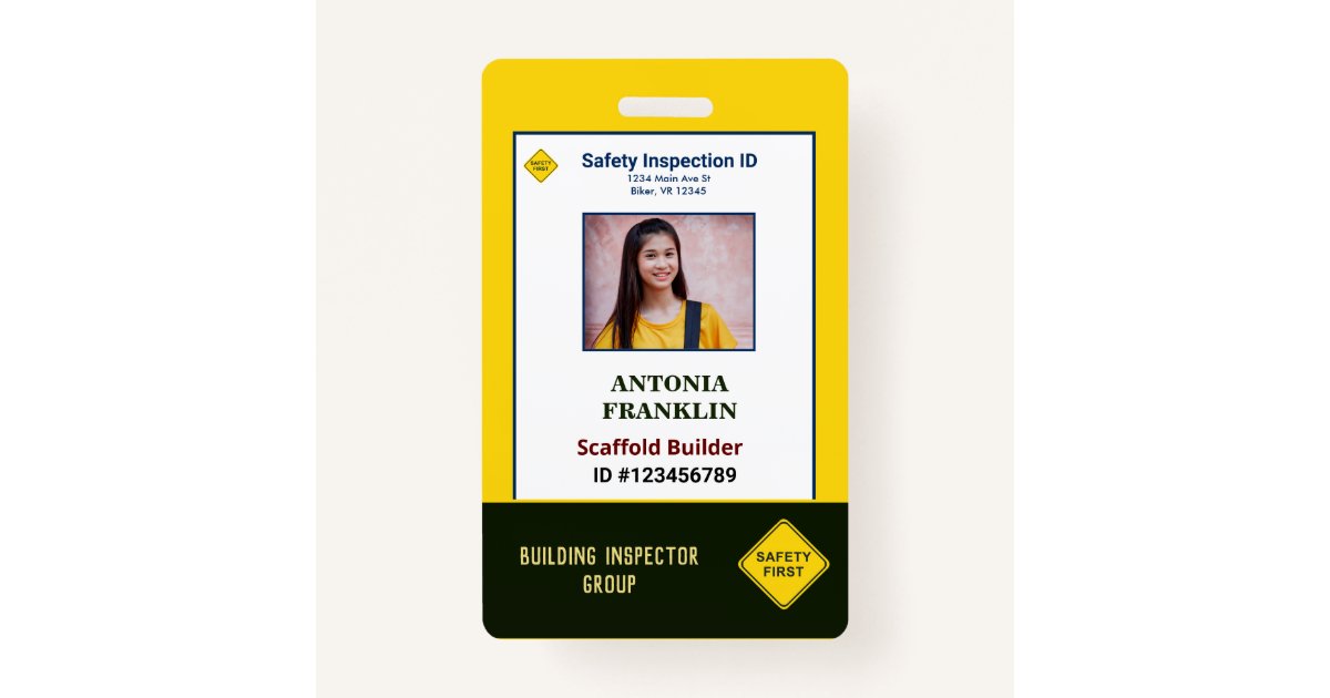 ID Identification Card Photo Employee Custom ID Badge Zazzle id-identification-card-photo-employee-custom-id-badge-zazzle