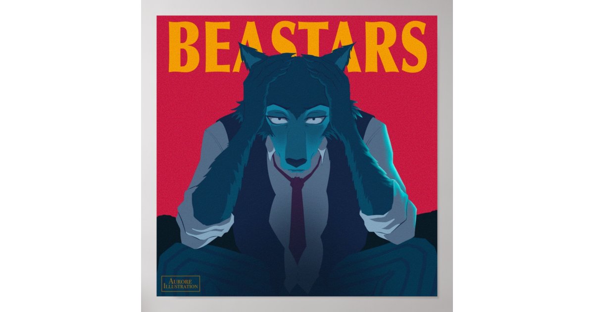 Illustration Beastars Legoshi Poster | Zazzle