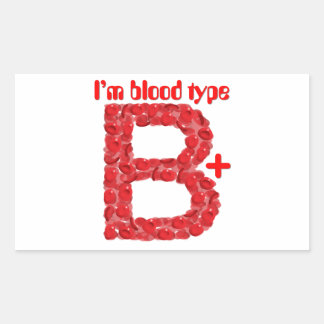 Blood Type Stickers | Zazzle.co.uk
