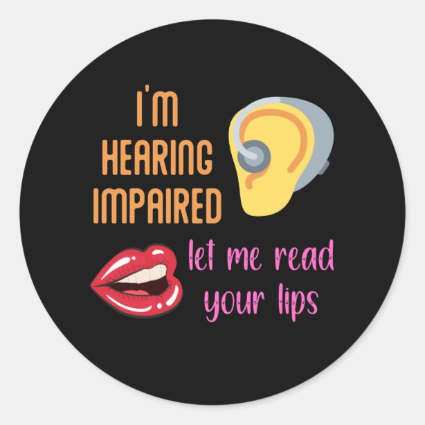 Hearing Aid Stickers & Labels | Zazzle UK