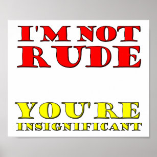 Rude Posters & Prints | Zazzle UK