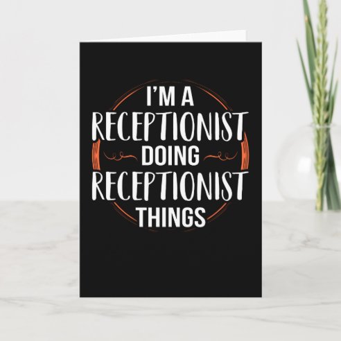Receptionist Cards | Zazzle UK