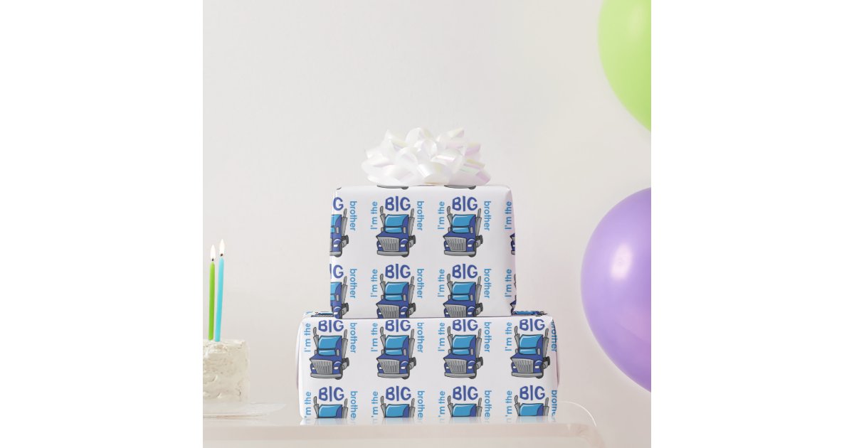 I'm the Big Brother Wrapping Paper | Zazzle