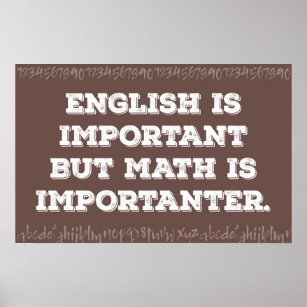 Math Is Fun Posters & Prints | Zazzle UK