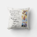 In Loving Memory Personalized 3 Photo Memorial Cushion | Zazzle
