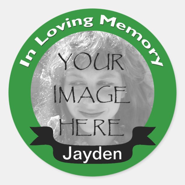 In Loving Memory Stickers & Labels | Zazzle UK