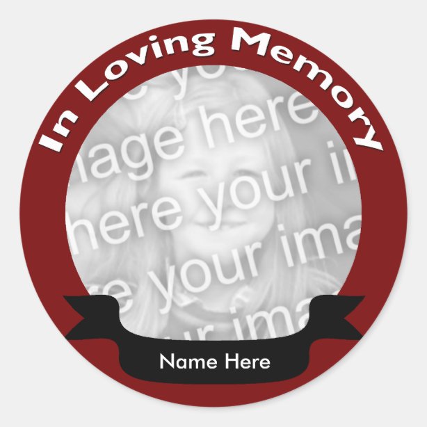 Funeral Stickers & Labels | Zazzle UK
