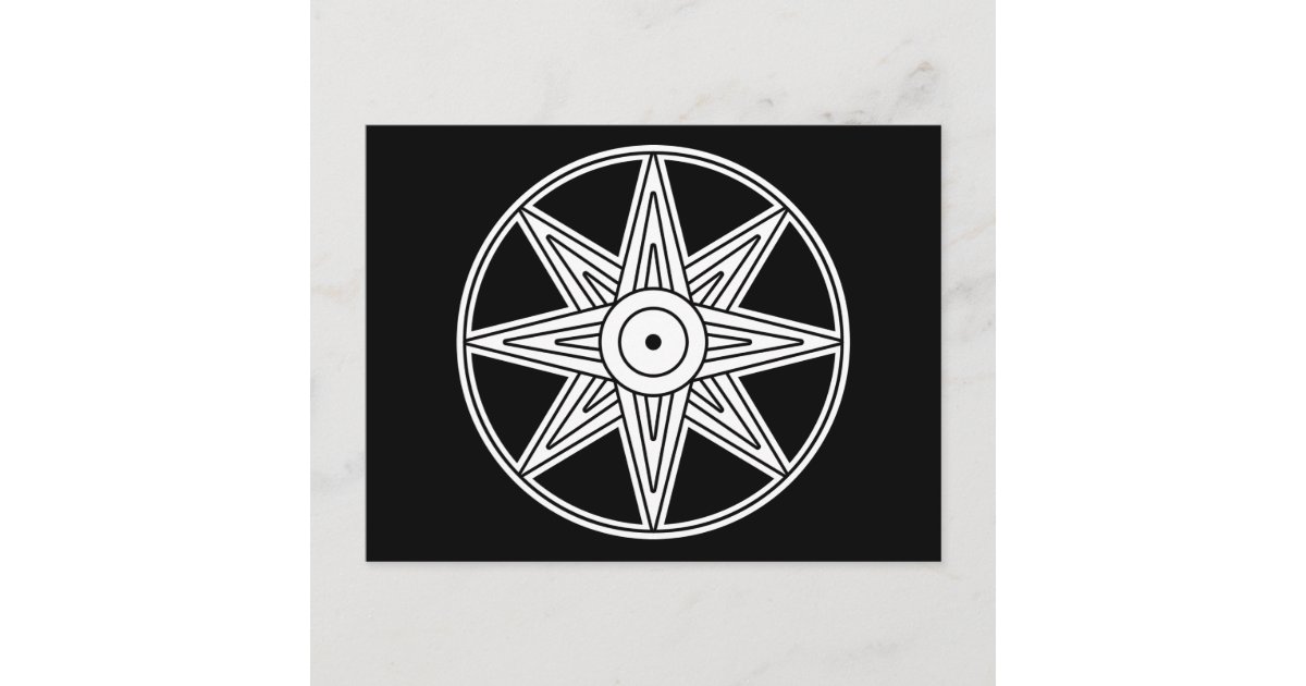 Inanna Star Symbol Postcard | Zazzle