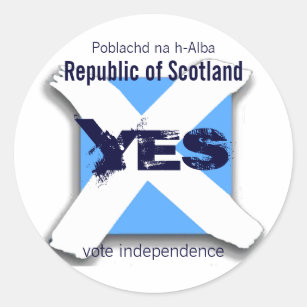 Yes Scotland Stickers & Labels | Zazzle UK