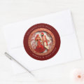 Indian Wedding Couple Envelope Sticker | Zazzle