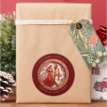 Indian Wedding Couple Envelope Sticker | Zazzle