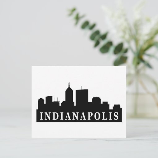 Indianapolis Skyline Postcard | Zazzle