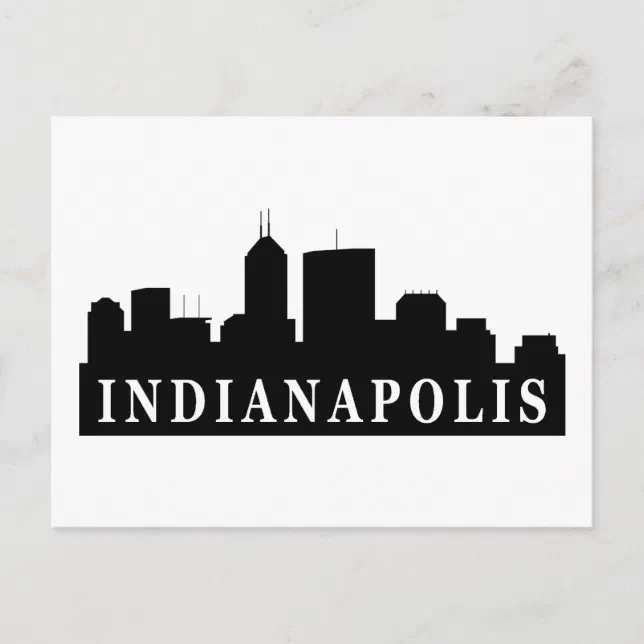 Indianapolis Skyline Postcard | Zazzle