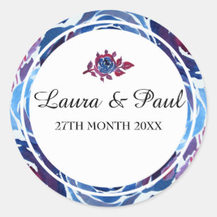 Indigo Stickers & Labels | Zazzle UK