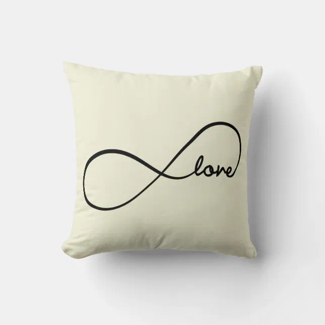Infinity Love Pillow | Zazzle
