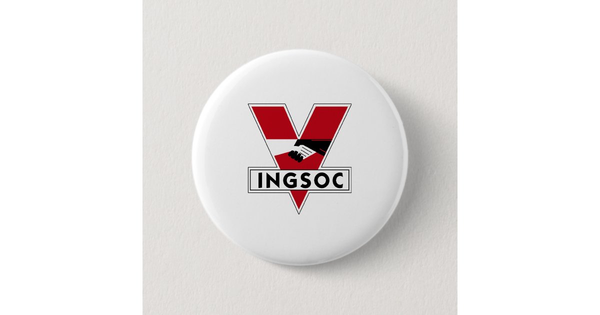 INGSOC Logo 6 Cm Round Badge | Zazzle