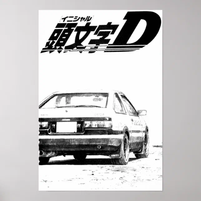 Initial D Cover Scene Poster | Zazzle