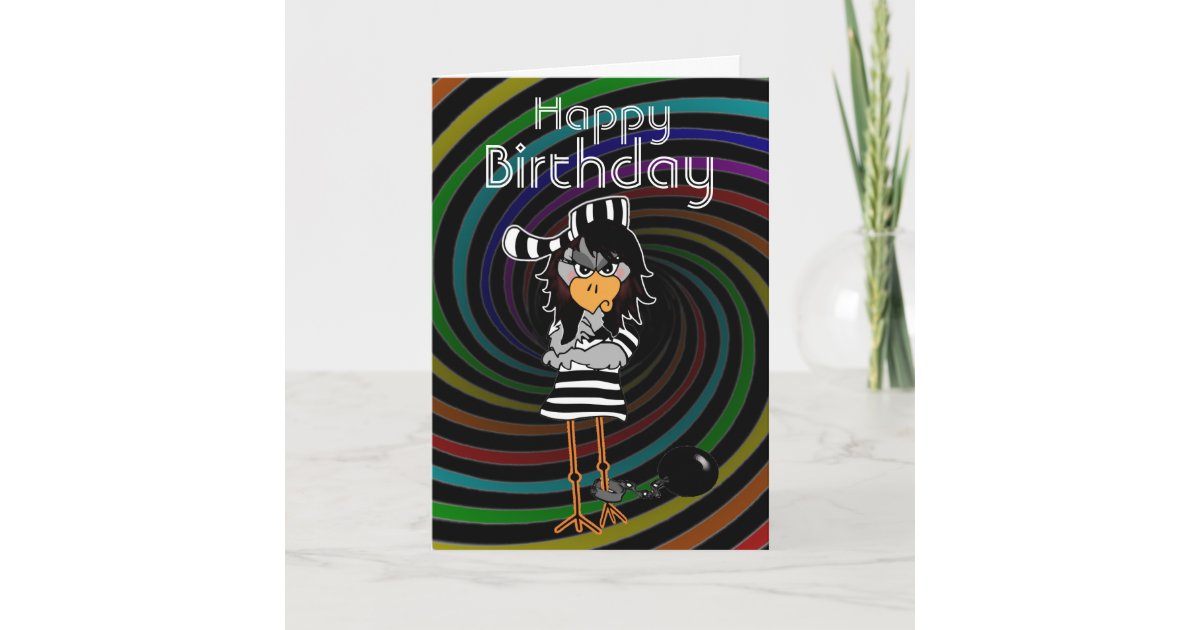 Inmate Birthday Card | Zazzle