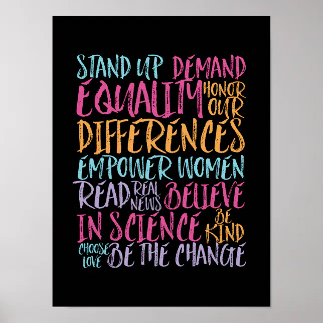 Inspirational And Motivational Change Life Quote Poster | Zazzle