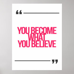 Positive Words Posters & Prints | Zazzle UK